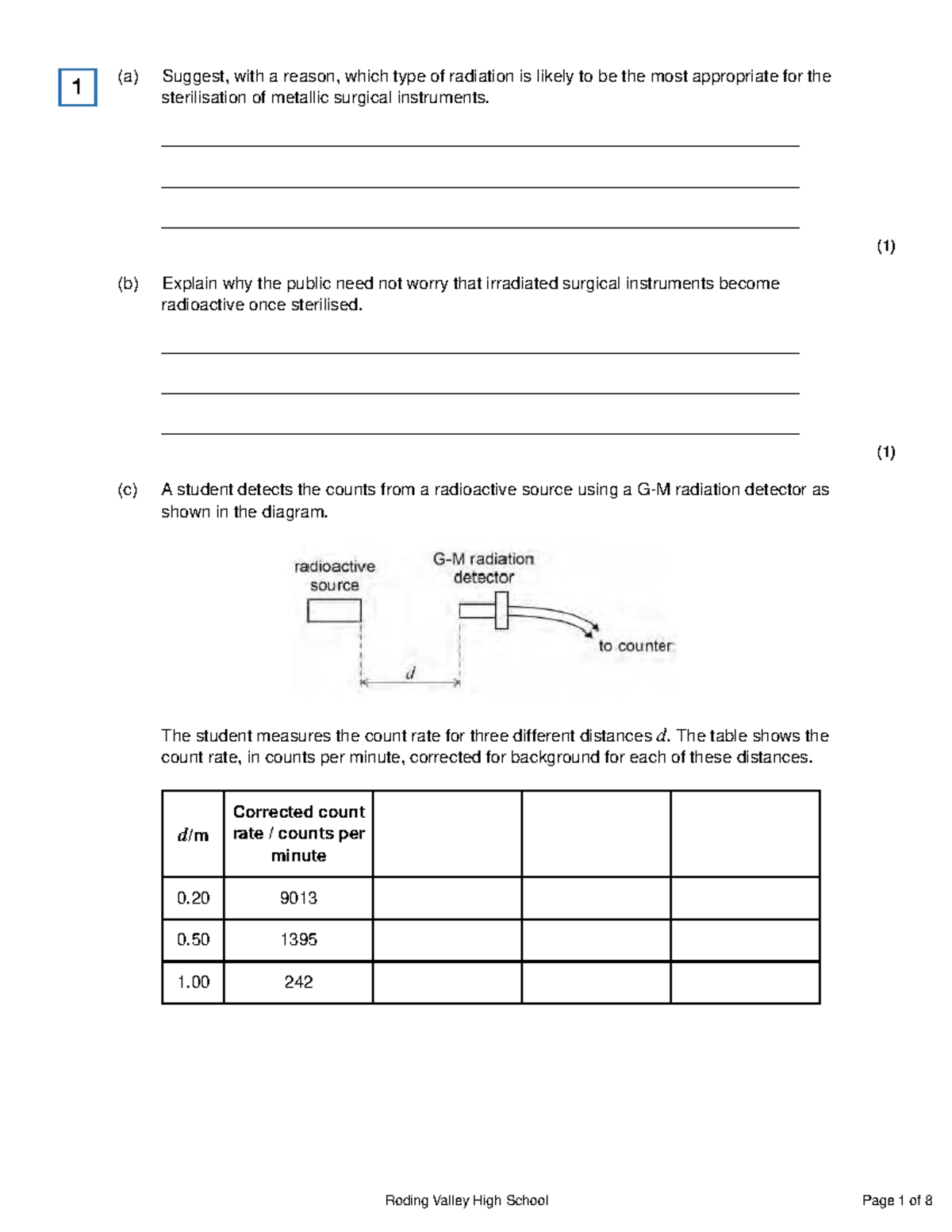 Radioactivity 001 - Final Exam Notes on Radiation and Fission - Studocu