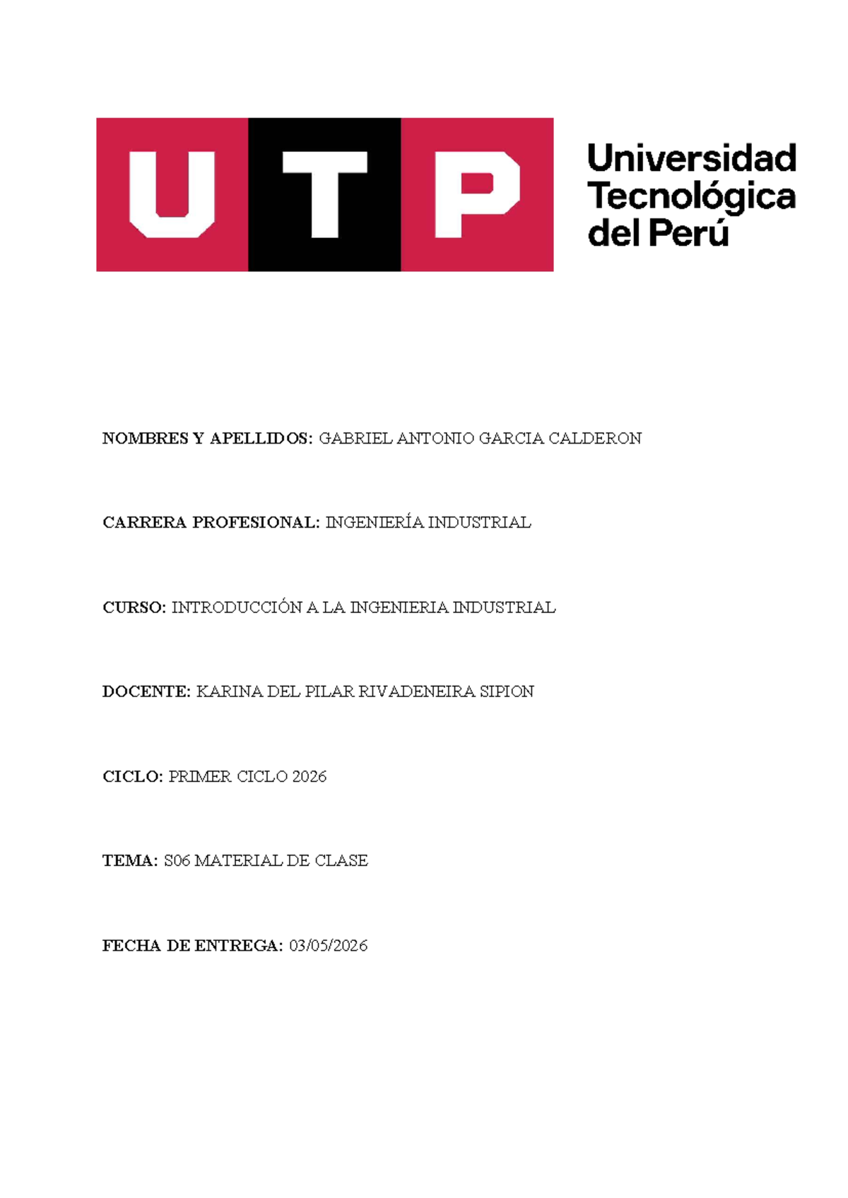 S06 Material de Clase: Aplicación del Ciclo de Deming en Ingeniería ...