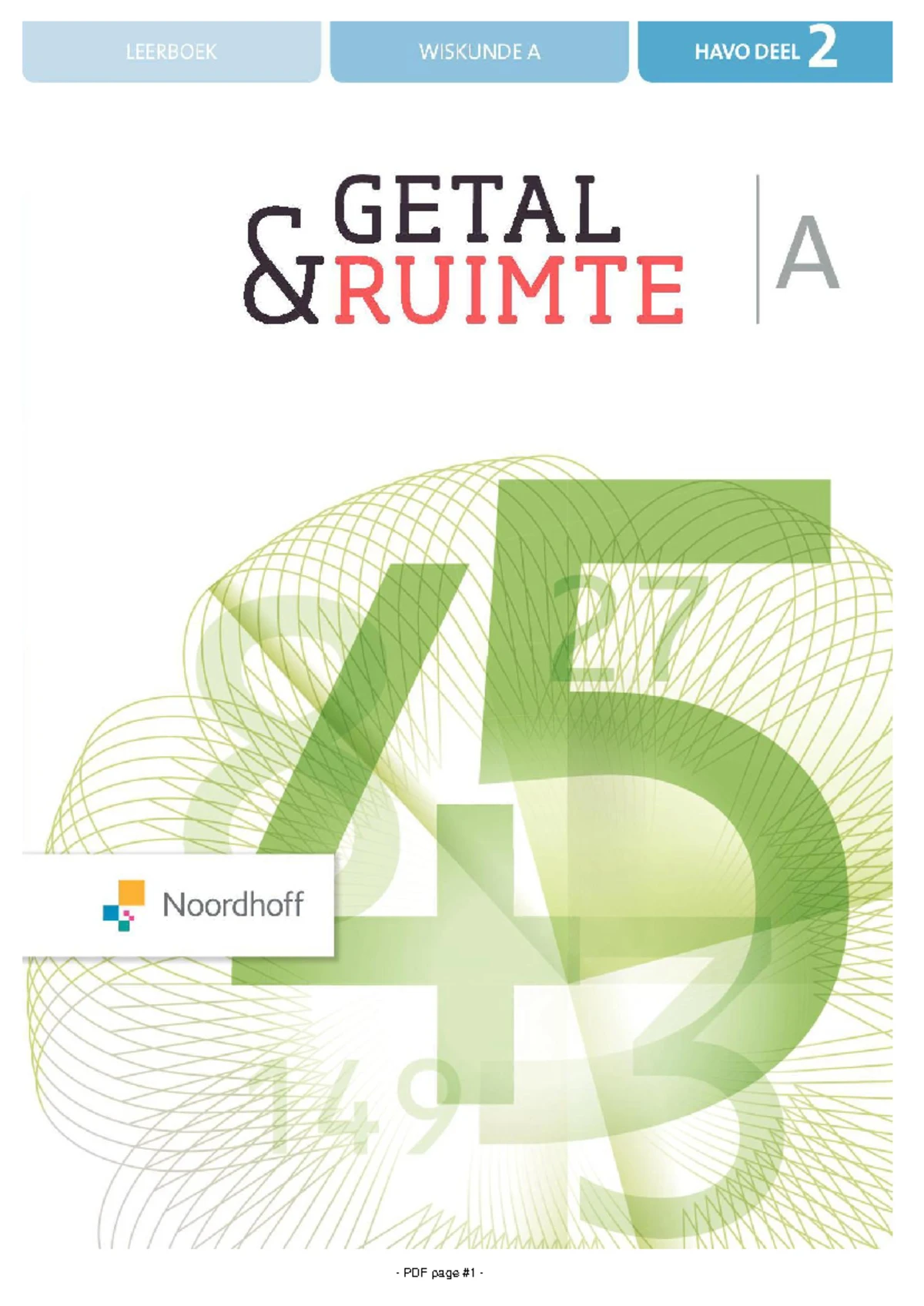 Havo 4, Wiskunde A, Uitwerkingen H1 - Studeersnel