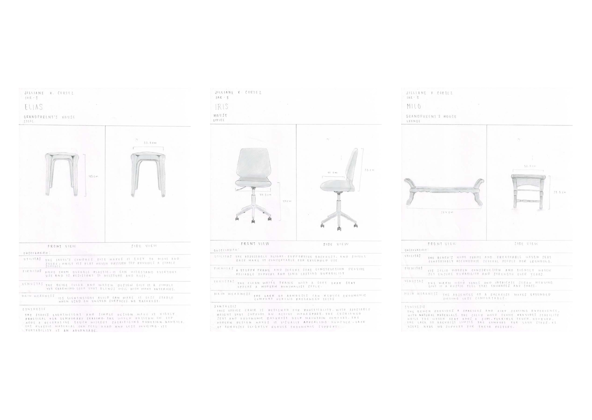 Analysis of Chair Design: A3 - DQWDQWDQWDQ - Studocu