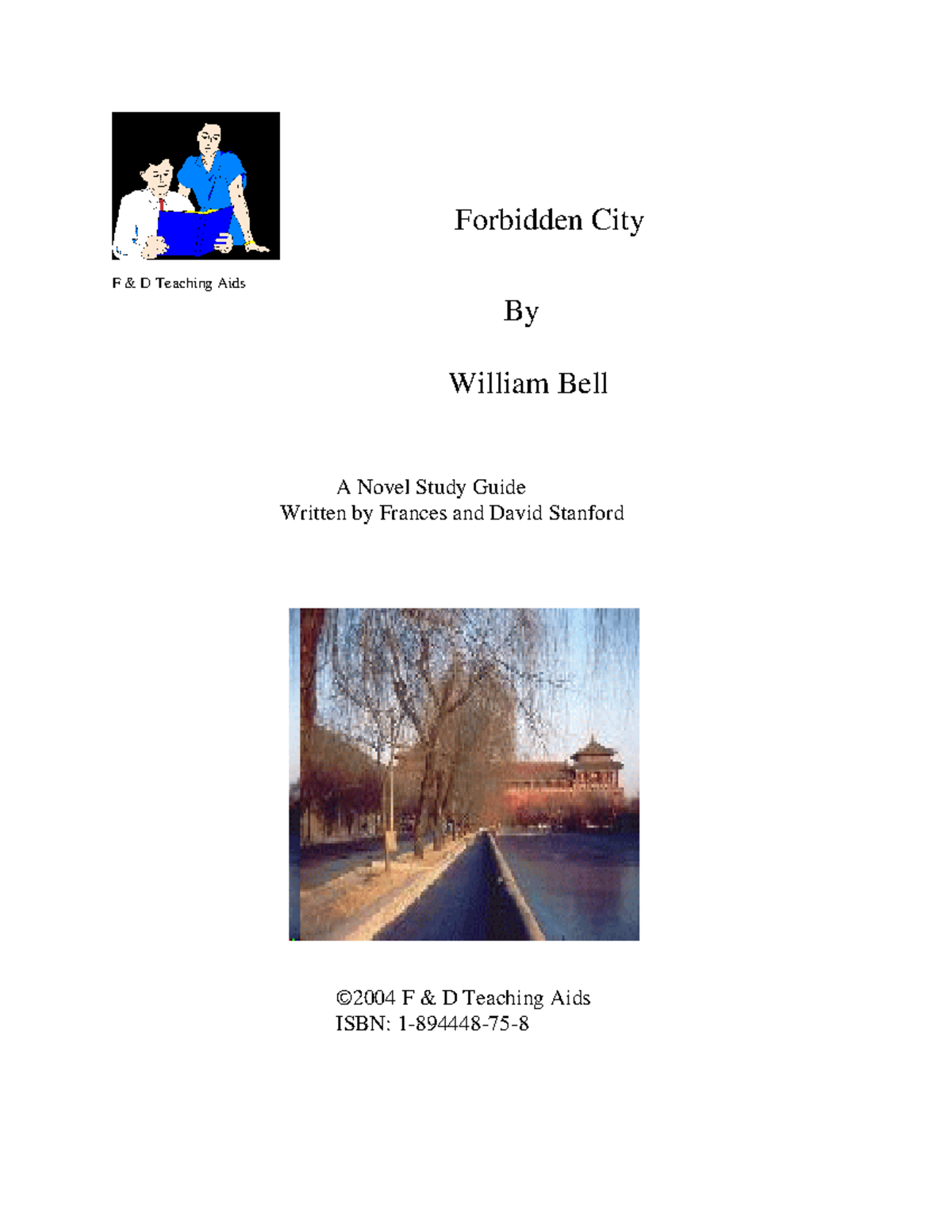 Forbidden City (070) Novel Study Guide and Teaching Resources - Studocu