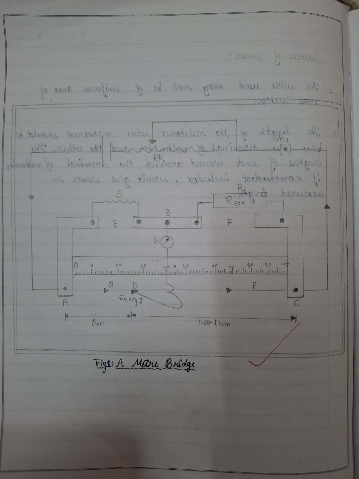 Experiment 02: Determining Resistance Using Meter Bridge - Class 12 ...