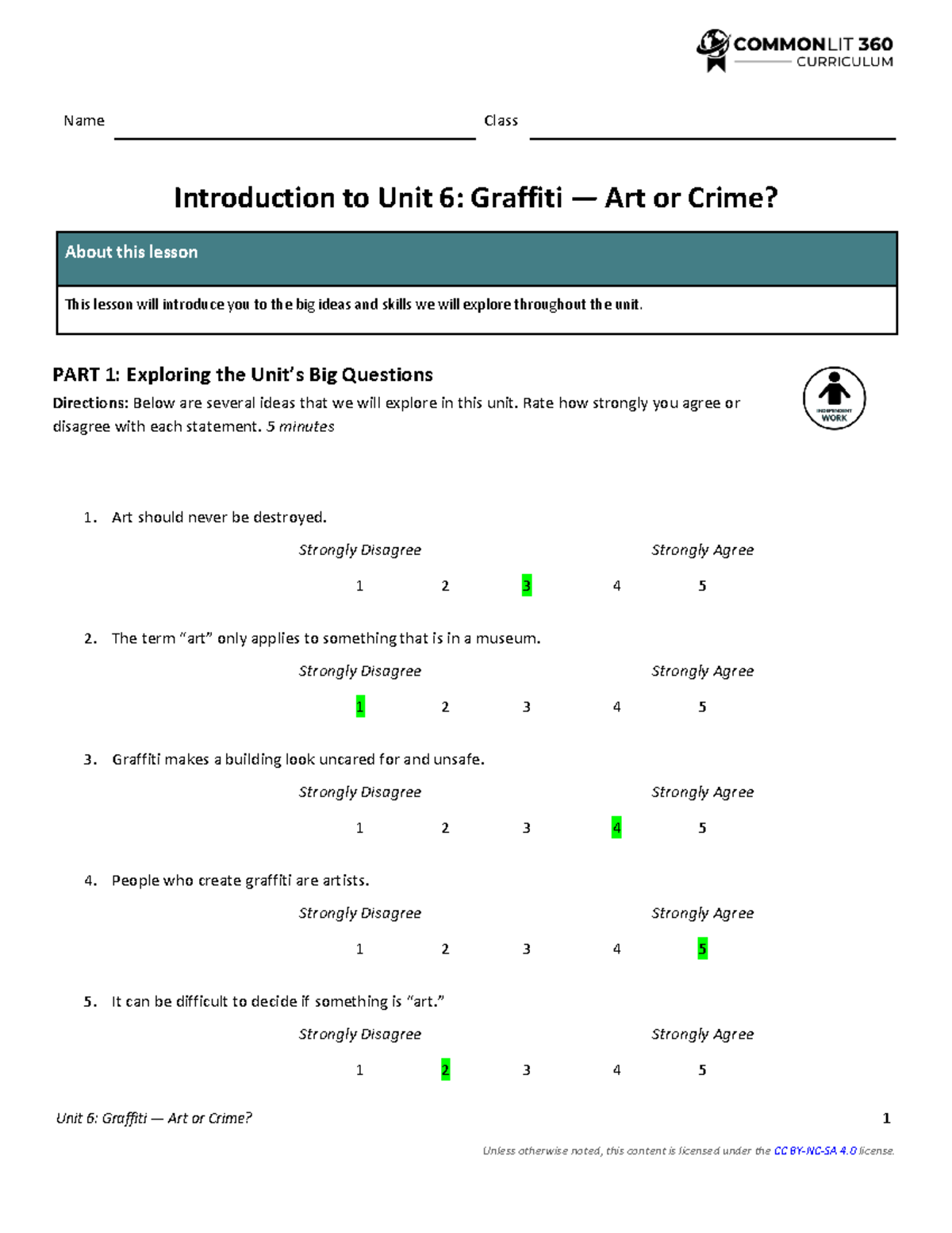 Unit 6: Graffiti - Art or Crime? Essay Notes - Studocu