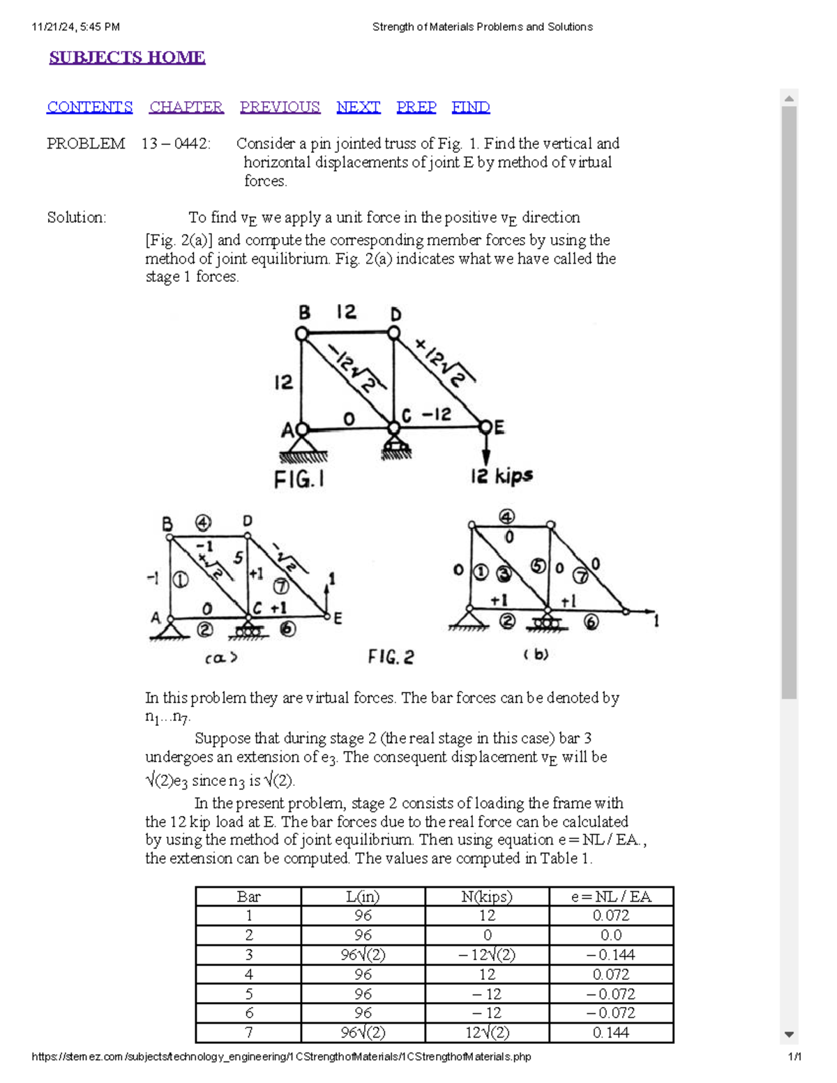 B2 - structural - SUBJECTS HOME CONTENTS CHAPTER PREVIOUS NEXT PREP ...