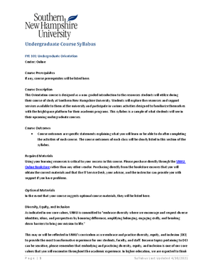 FYE101 MYTH Busting QUIZ - 1 Online classes require in-depth ...