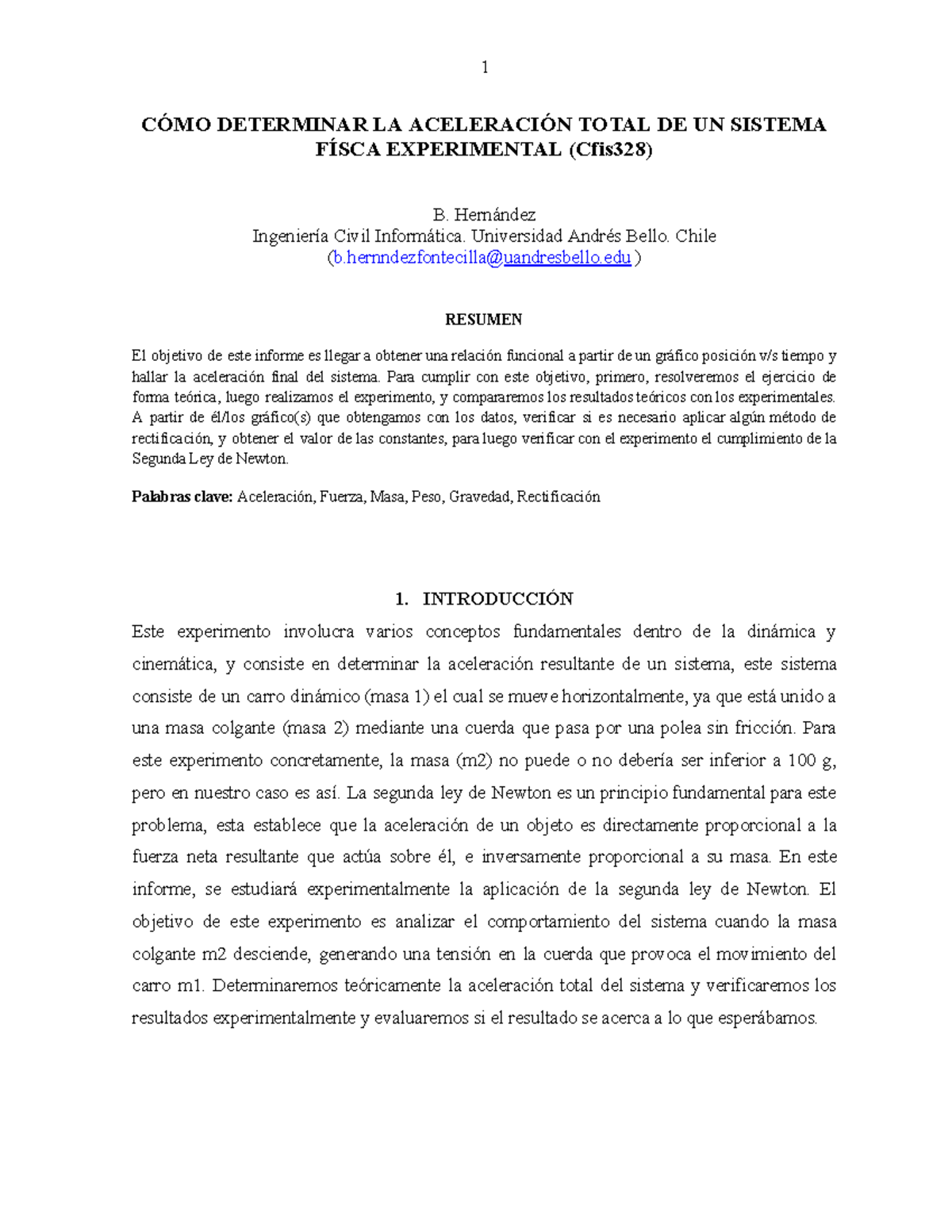 Informe Actividad 7 - CÓMO DETERMINAR LA ACELERACIÓN TOTAL DE UN ...