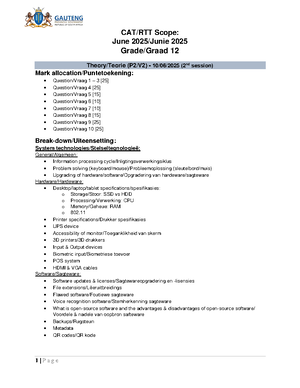 Grade 12 CAT Theory Book: A Comprehensive Guide for Students - Studocu