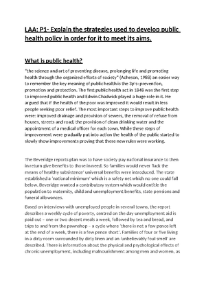 Helpsheets UNIT 5 health and social care - UNIT 5: Meeting care needs ...