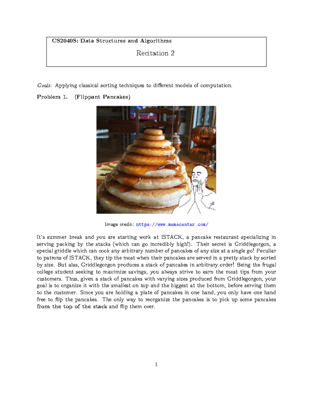 CS2040S Recitation 2 - CS2040S: Data Structures and Algorithms ...