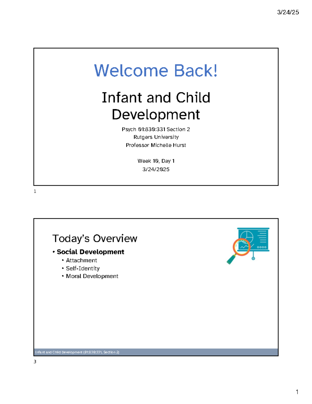 Infant and Child Development: Social and Emotional Growth in Psych 01: ...
