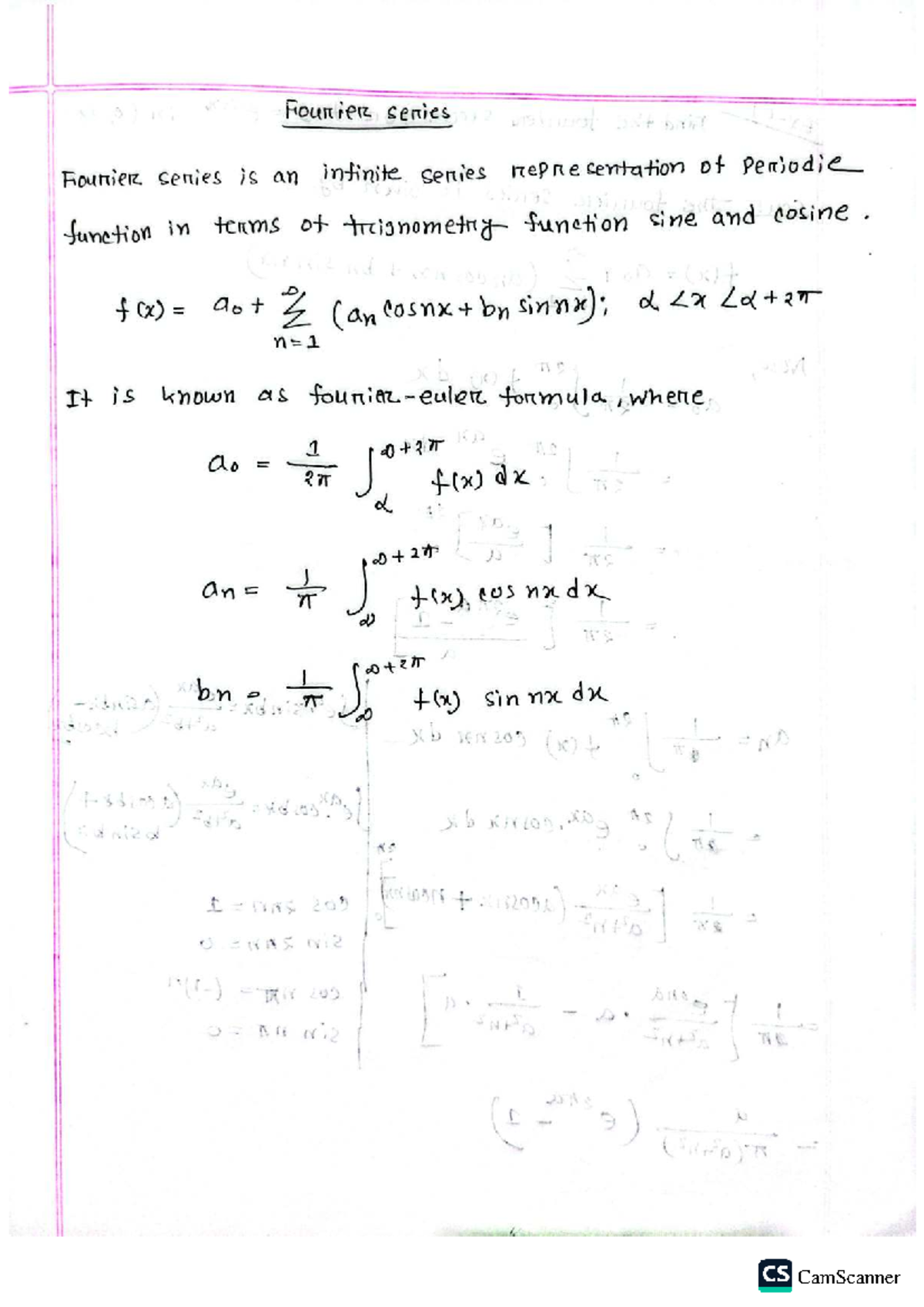 Fourier Series Analysis and Applications - AHAD 24702041 - Studocu
