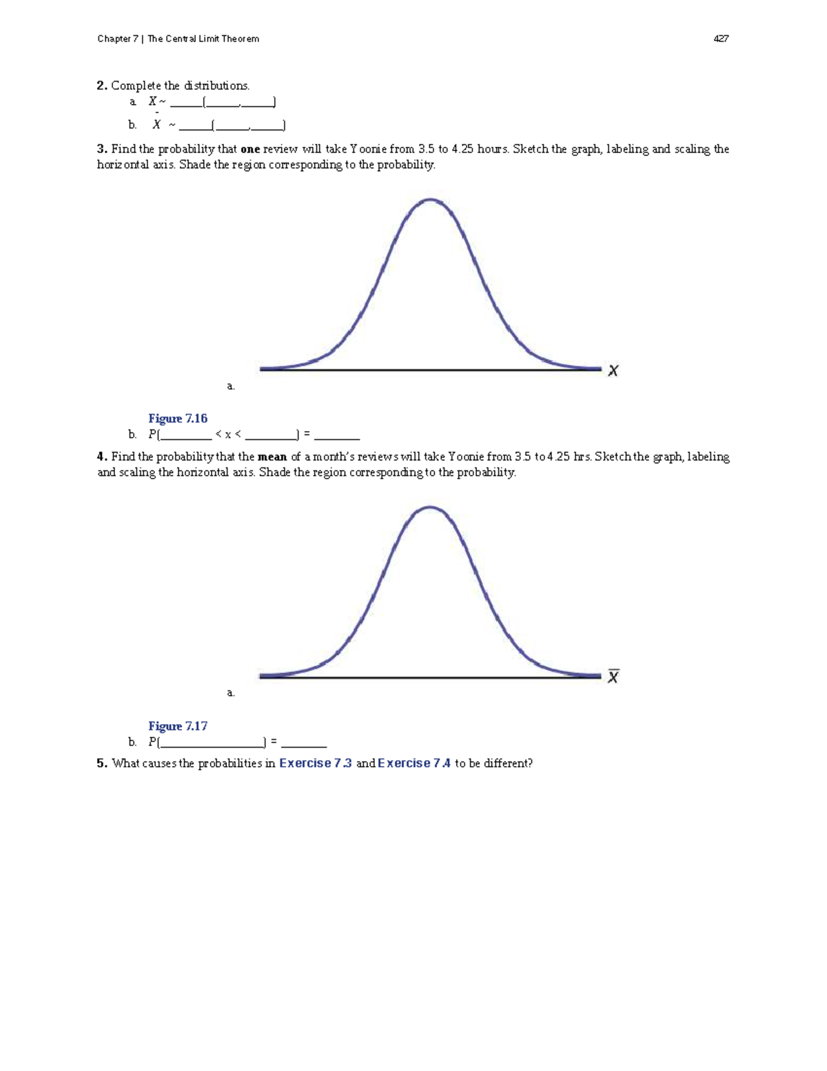 Chapter 7: The Central Limit Theorem - Introductory Statistics 427 ...