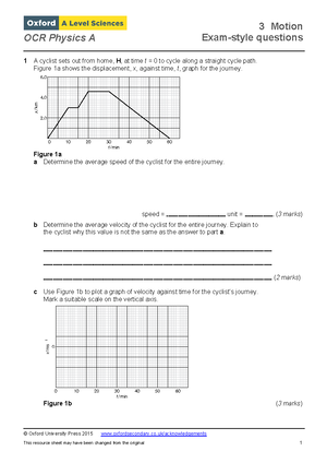 OCR AS Alevel Physics BOOK1 answers - Development of practical skills ...