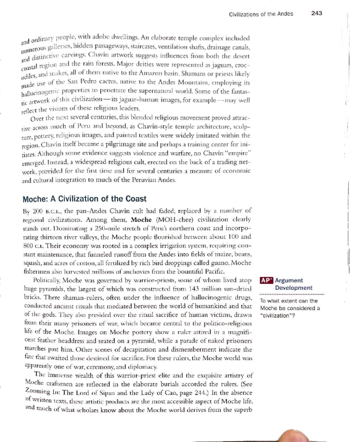 Civilizations of the Andes: Insights from Course 62D887AB - Studocu