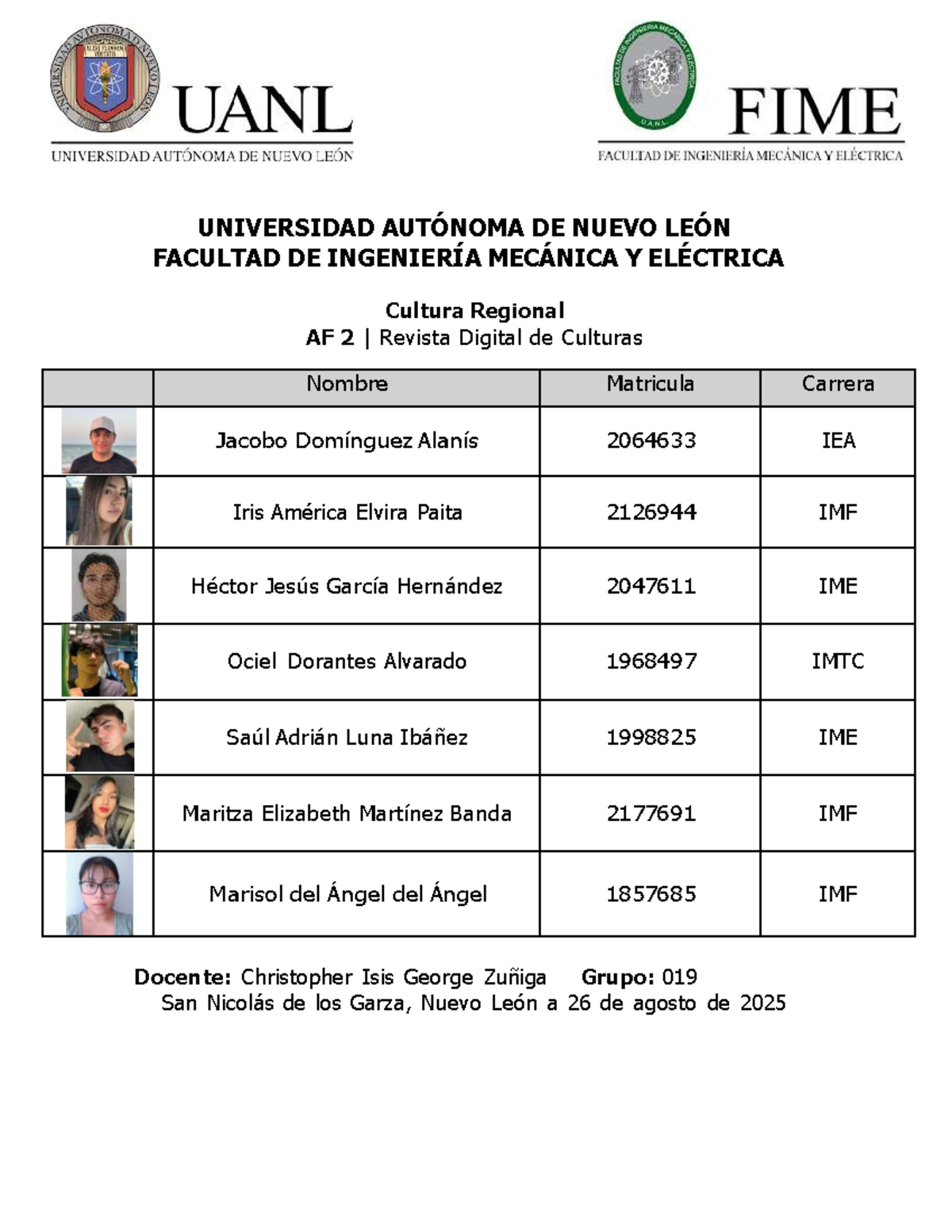 AF2: Cultura Regional y Globalización en Nuevo León - Studocu