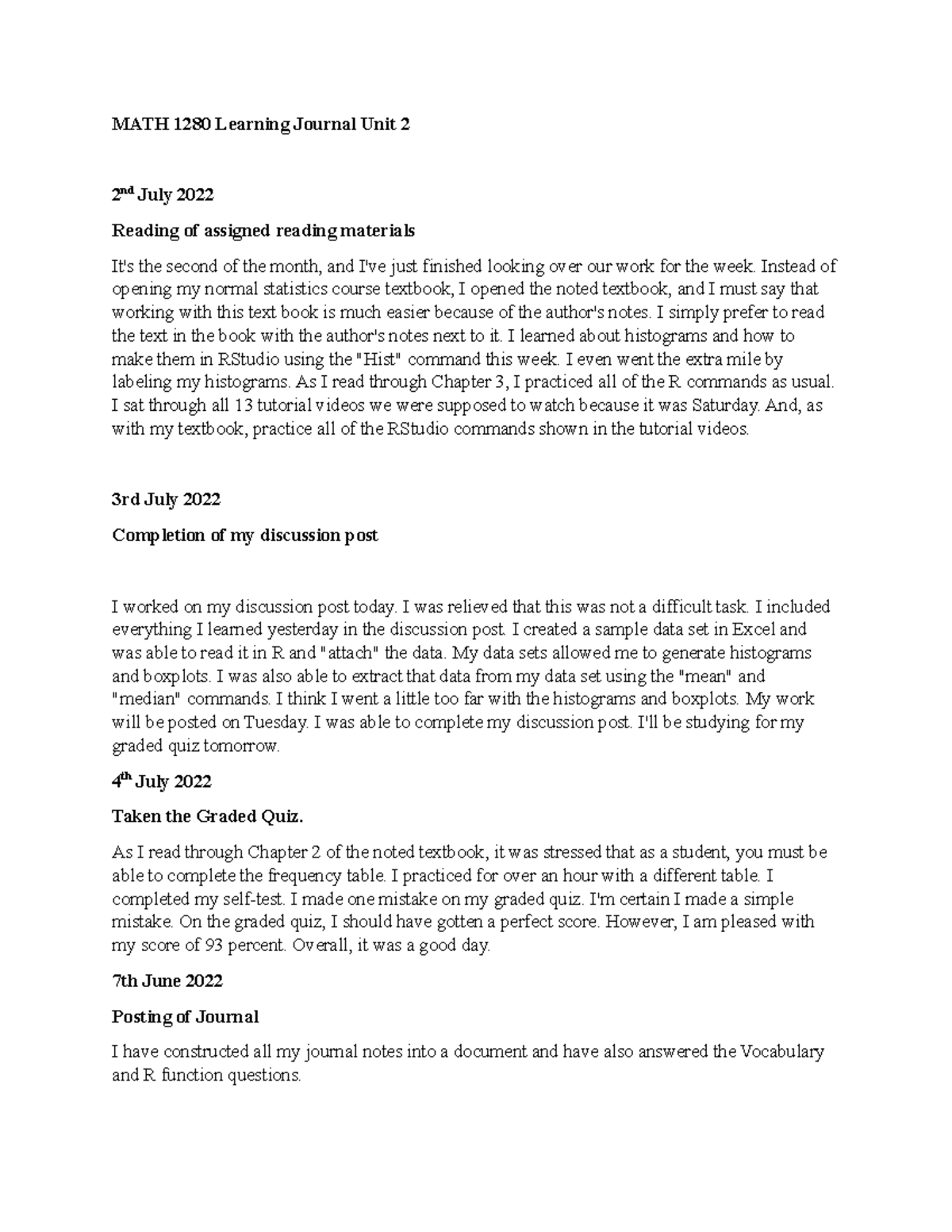 MATH 1280 Learning Journal Unit 3 - MATH 1280 Learning Journal Unit 2 2 ...