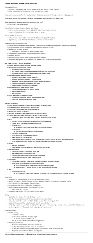 Sociology - Chapter 6 Networks, Groups, and Organizations - Chapter 6 ...