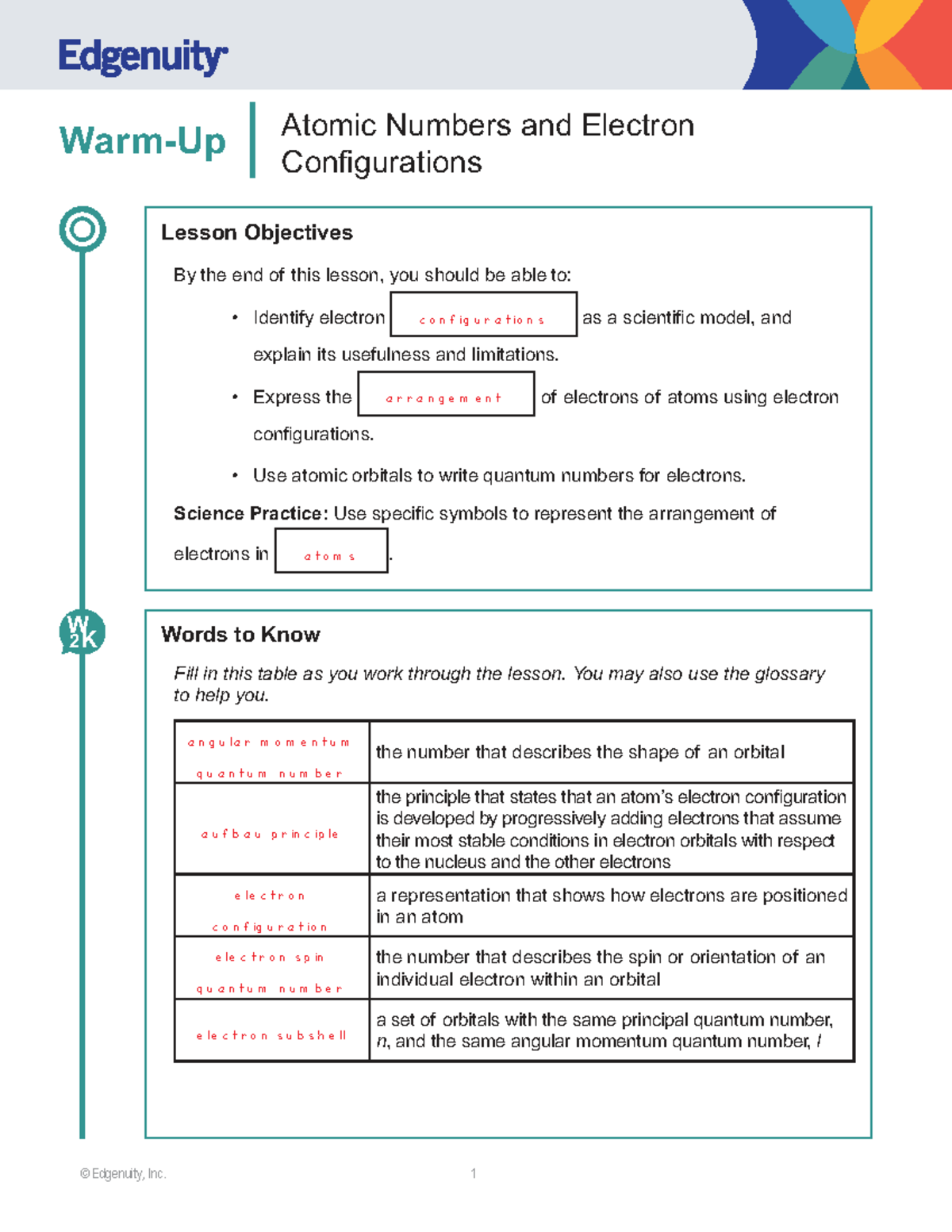 03 Atomic Numbers and Electron Configurations Lesson Overview - Studocu
