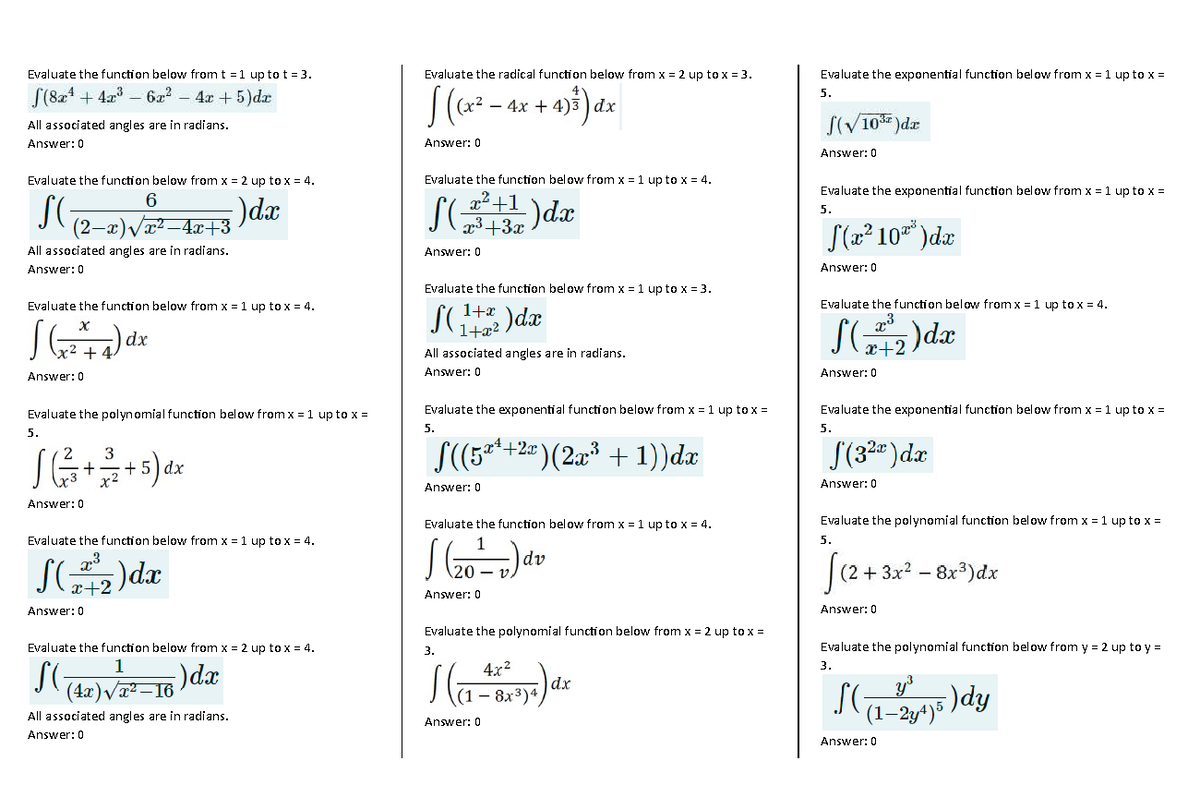 Basic Calculus Evaluations & Derivatives - Q4 Study Guide - Studocu