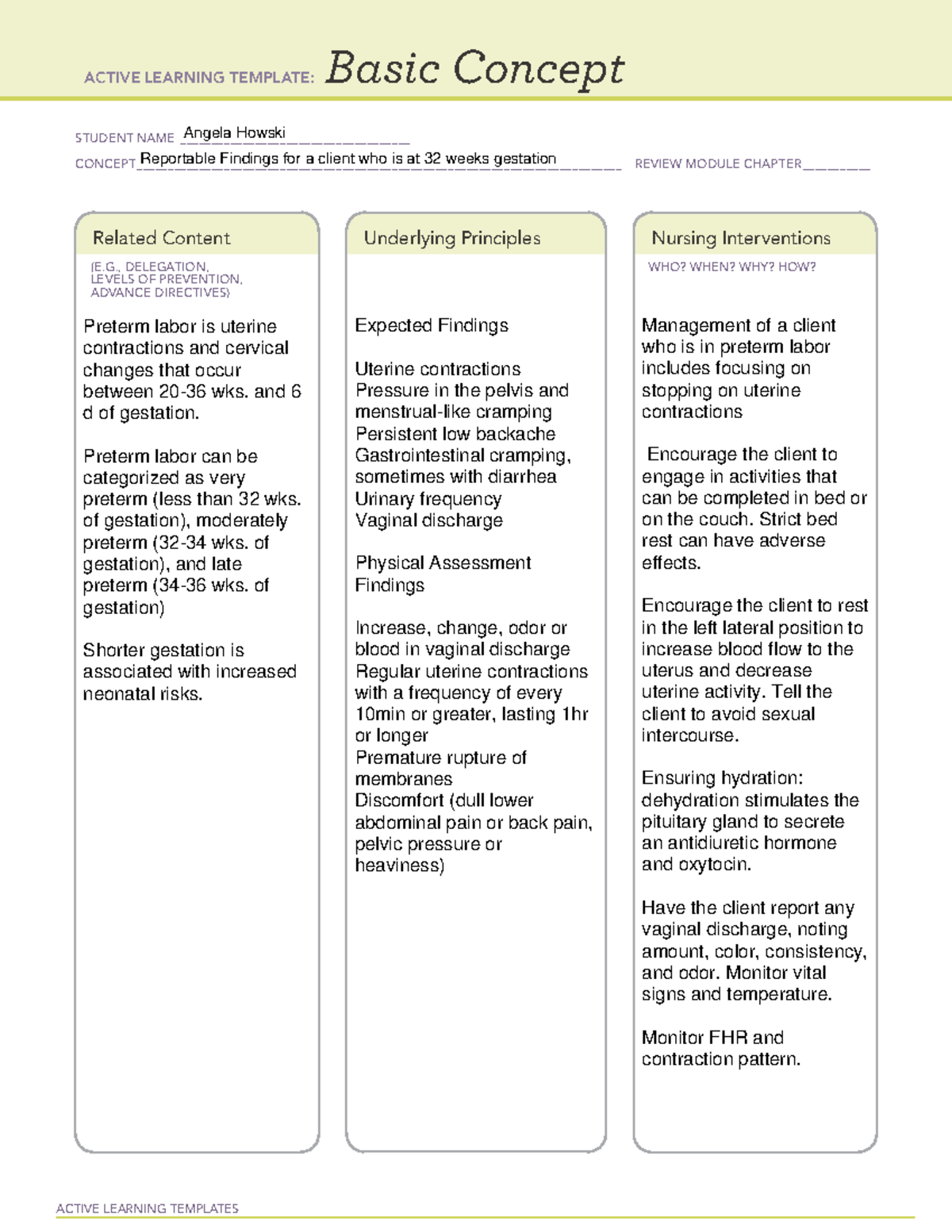 Remediation Reportable Findings for Client at 32 Weeks Gestation - Studocu