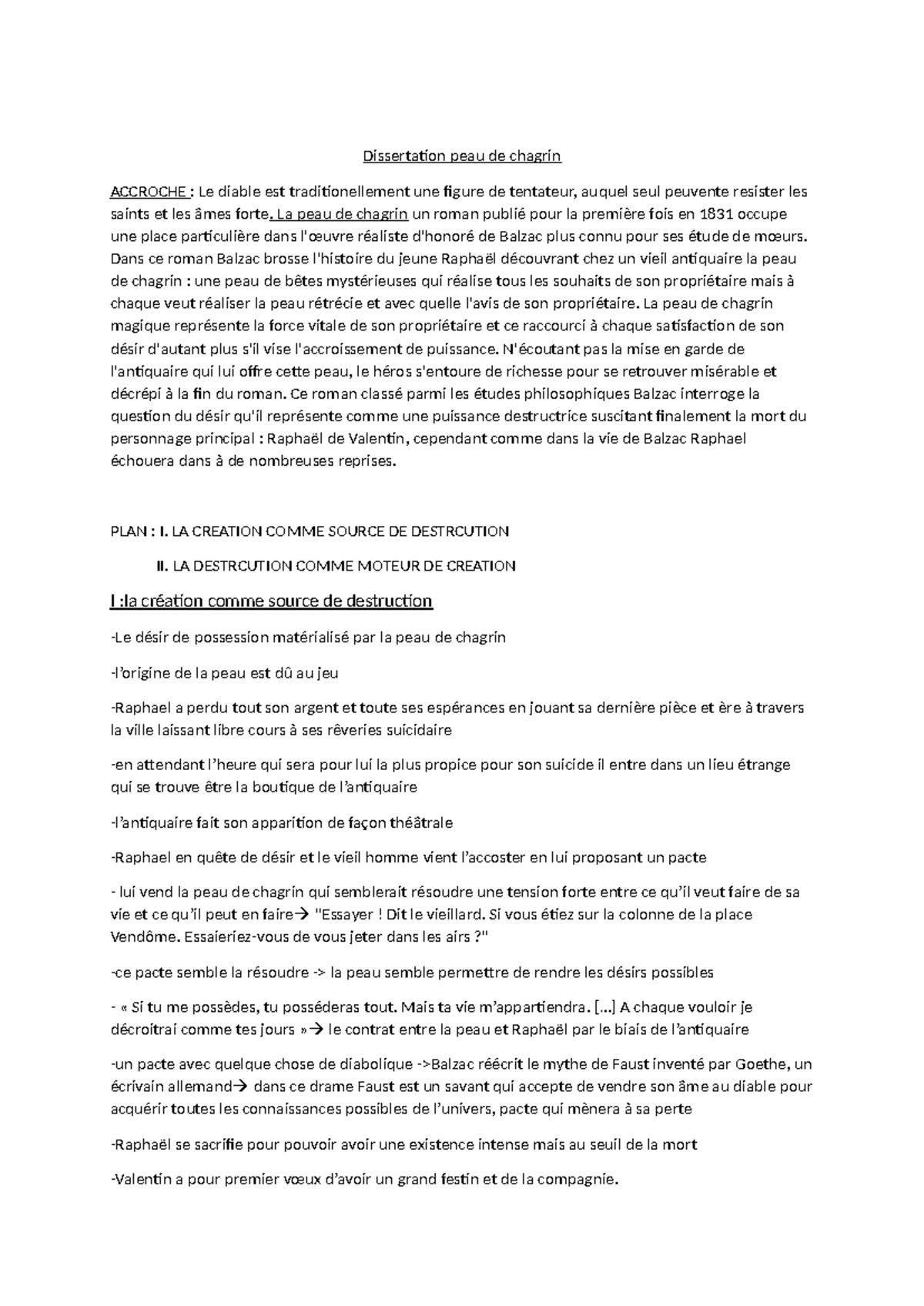 Fiche BAC Olympe DE Gouges - FICHE BAC OLYMPE DE GOUGES : ÉCRIRE ET ...