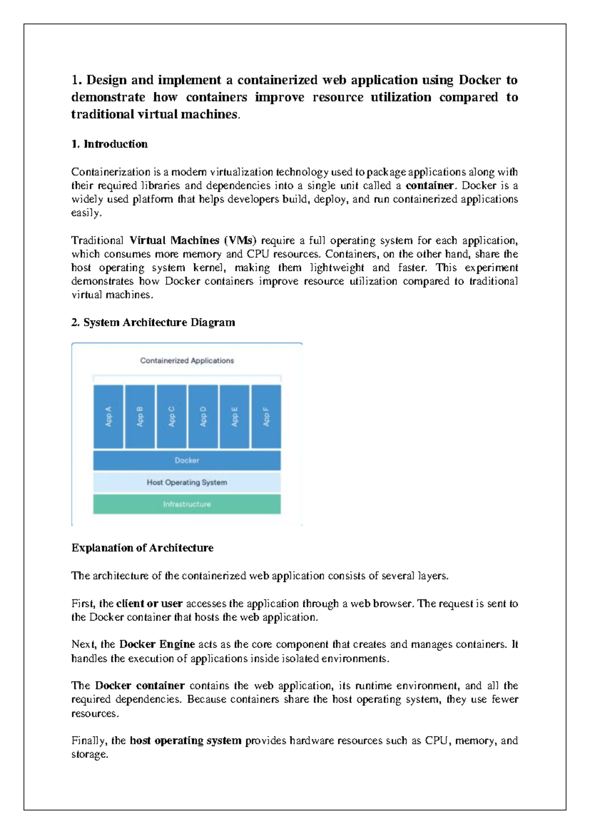 Cloud Assignment 2: Containerization and Cloud Security Analysis - Studocu