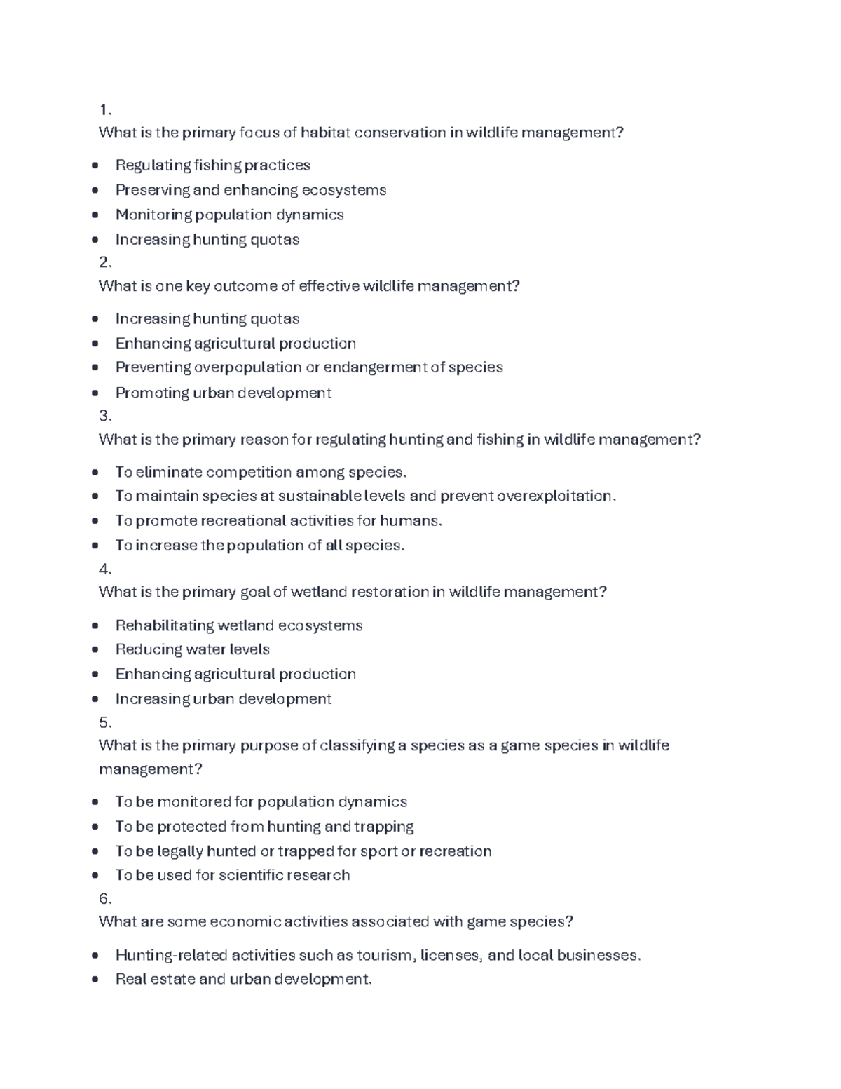 Wildlife Management Strategies: Conservation & Regulation Insights ...