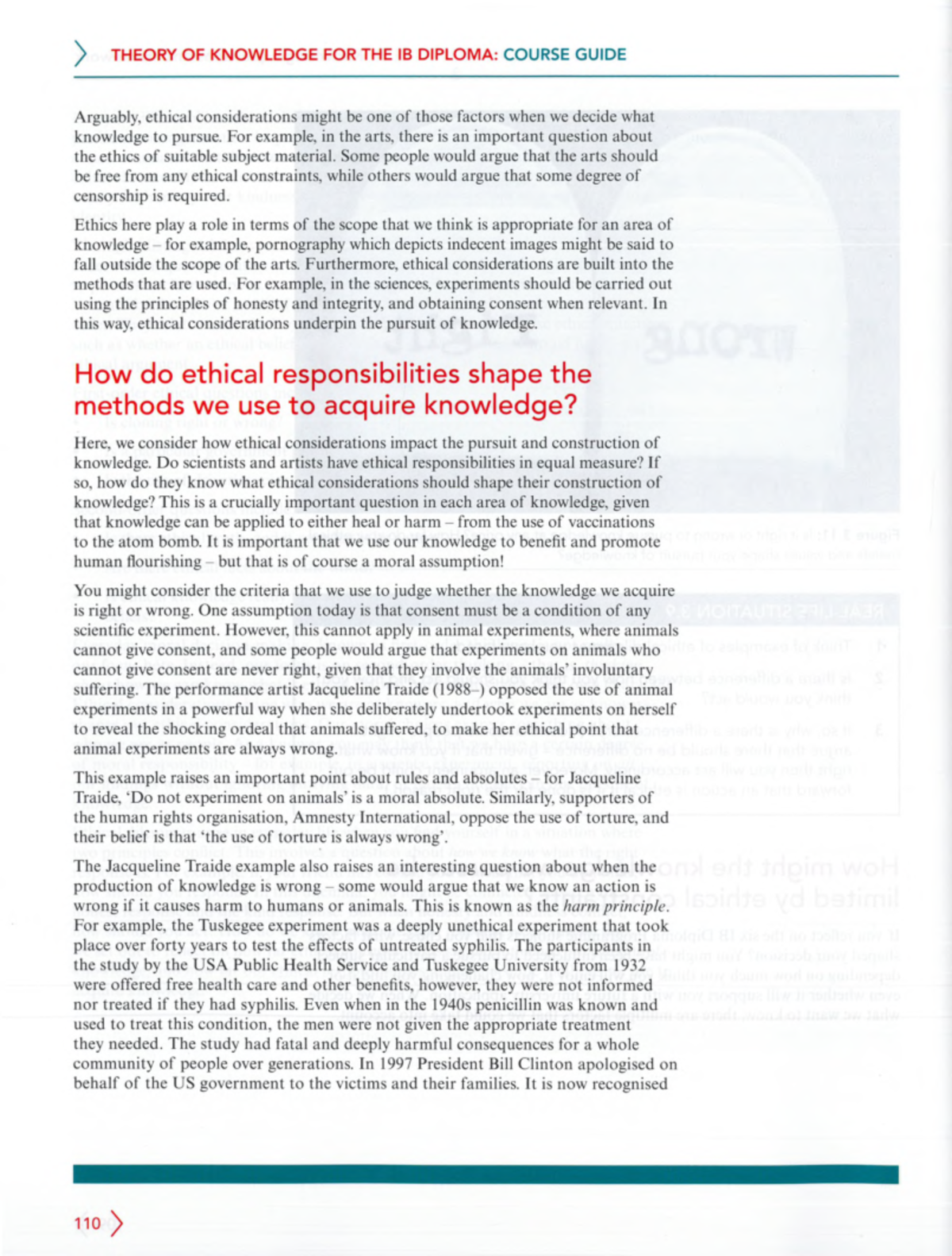 Theory of Knowledge Ethics - ) THEORY OF KNOWLEDGE FOR THE IB DIPLOMA ...