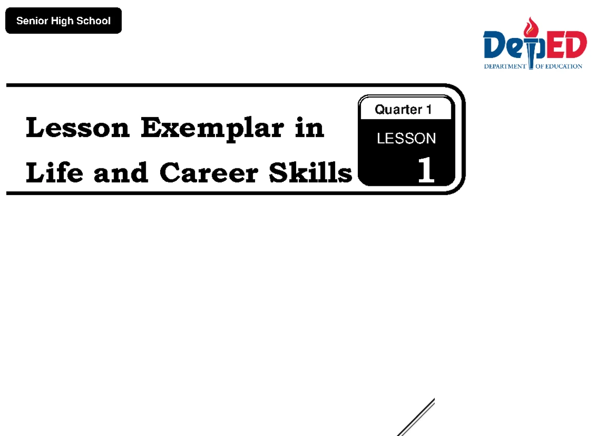 SHS LCS Q1 LE3 - Life Skills Lesson Exemplar: Protective & Risk Factors ...