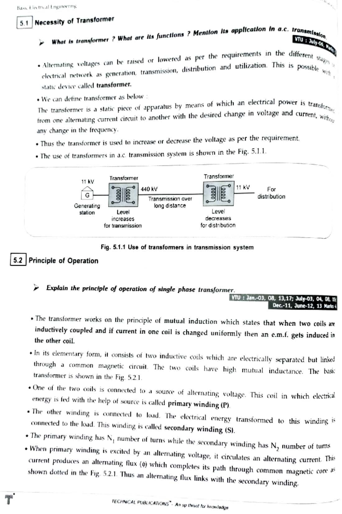 Transformers Notes - Basics of Electrical Engineering (EE 5.1) - Studocu