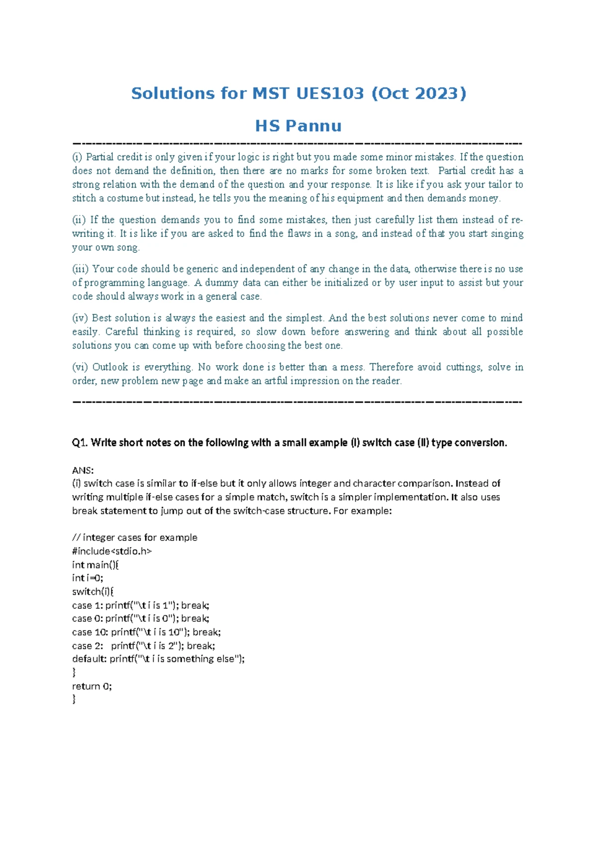 Electronics Lab Manual (UES013) - Guidelines & Instructions - Studocu