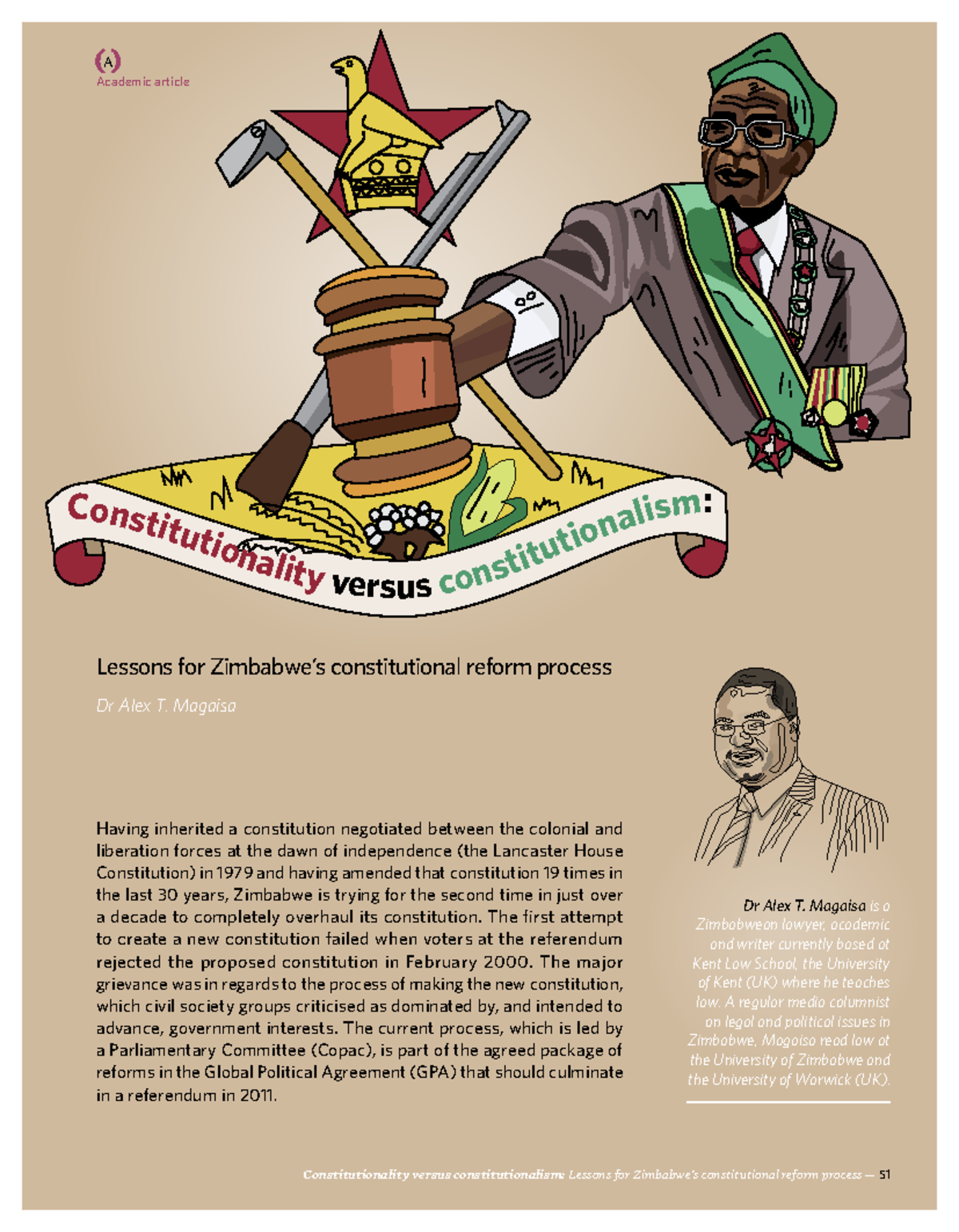 Lessons from Zimbabwe's Constitutional Reform Process (Legal Studies ...