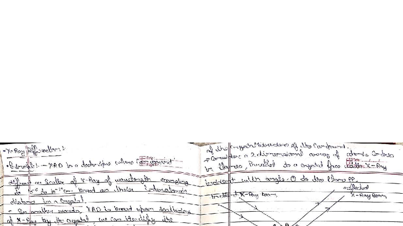 XRD 101: Understanding X-Ray Diffraction in Crystallography - Studocu