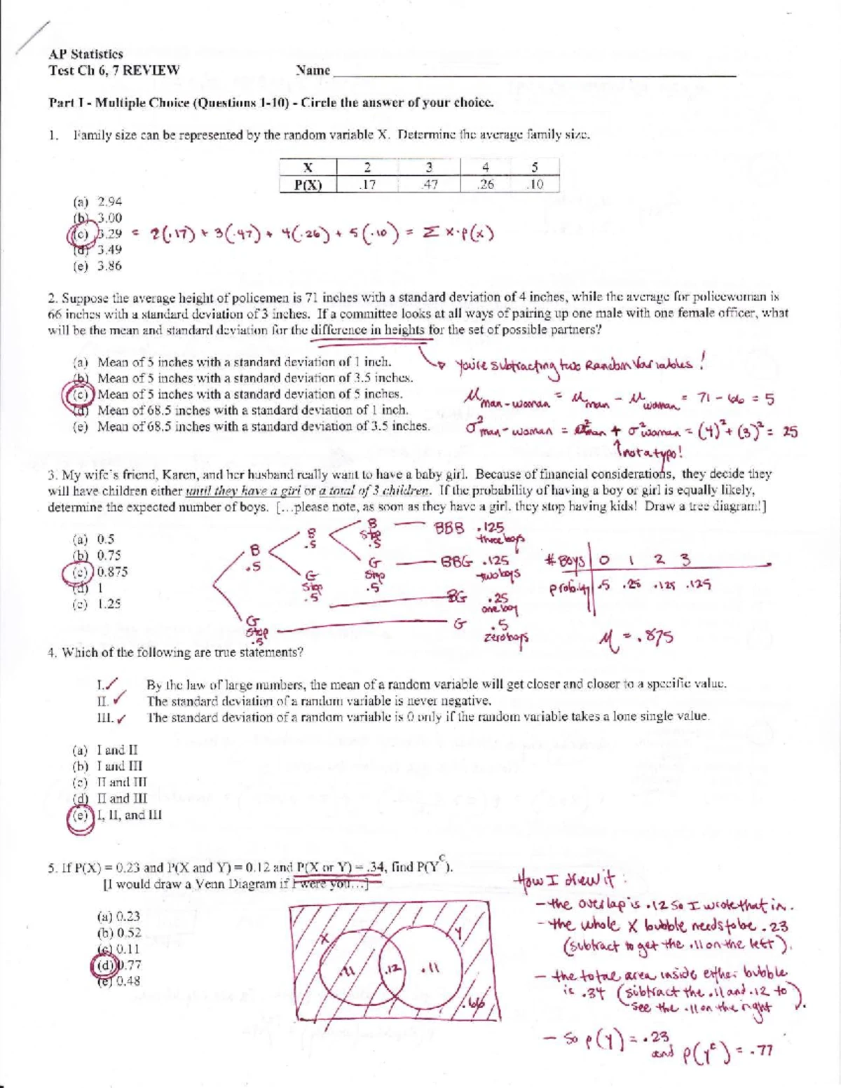 AP Statistics 2016 Scoring Guidelines Overview - Studocu