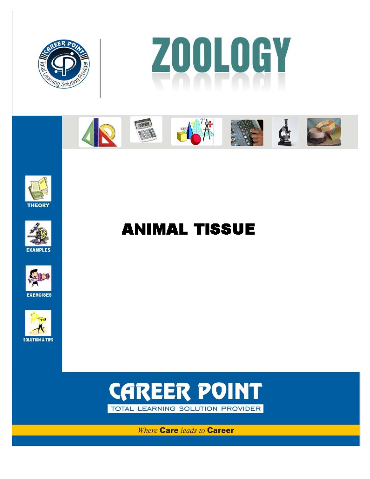 ANIMAL TISSUE STUDY NOTES - CAREER POINT - Studocu
