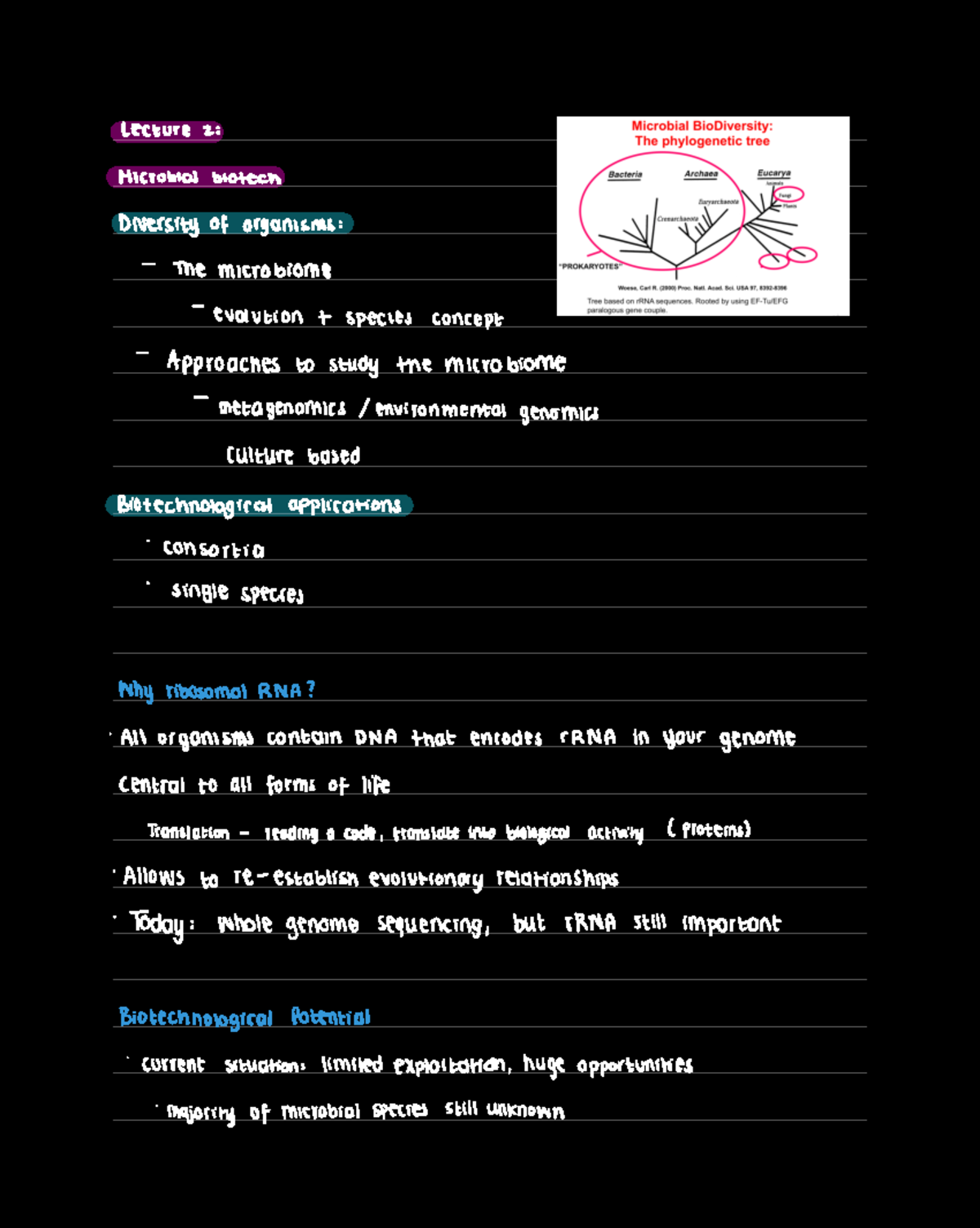 Lecture 2: Microbial Biotech - Diversity, Evolution, and Applications ...