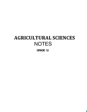 Agricultural Sciences NSC Memo P2 Sept 2022 Eng - Thank You for Supporting SA Exam Papers Your ...