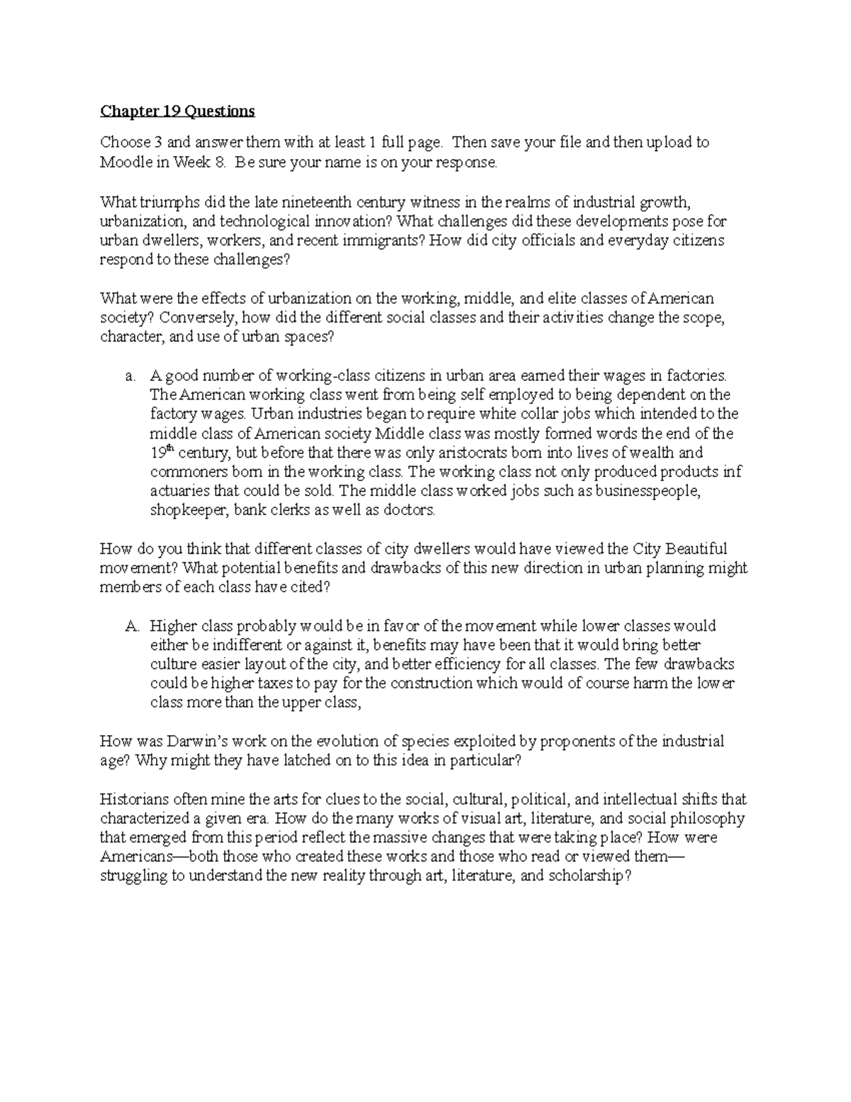 Chapter 19 Questions Analysis - 2021 - US History 3 - Studocu