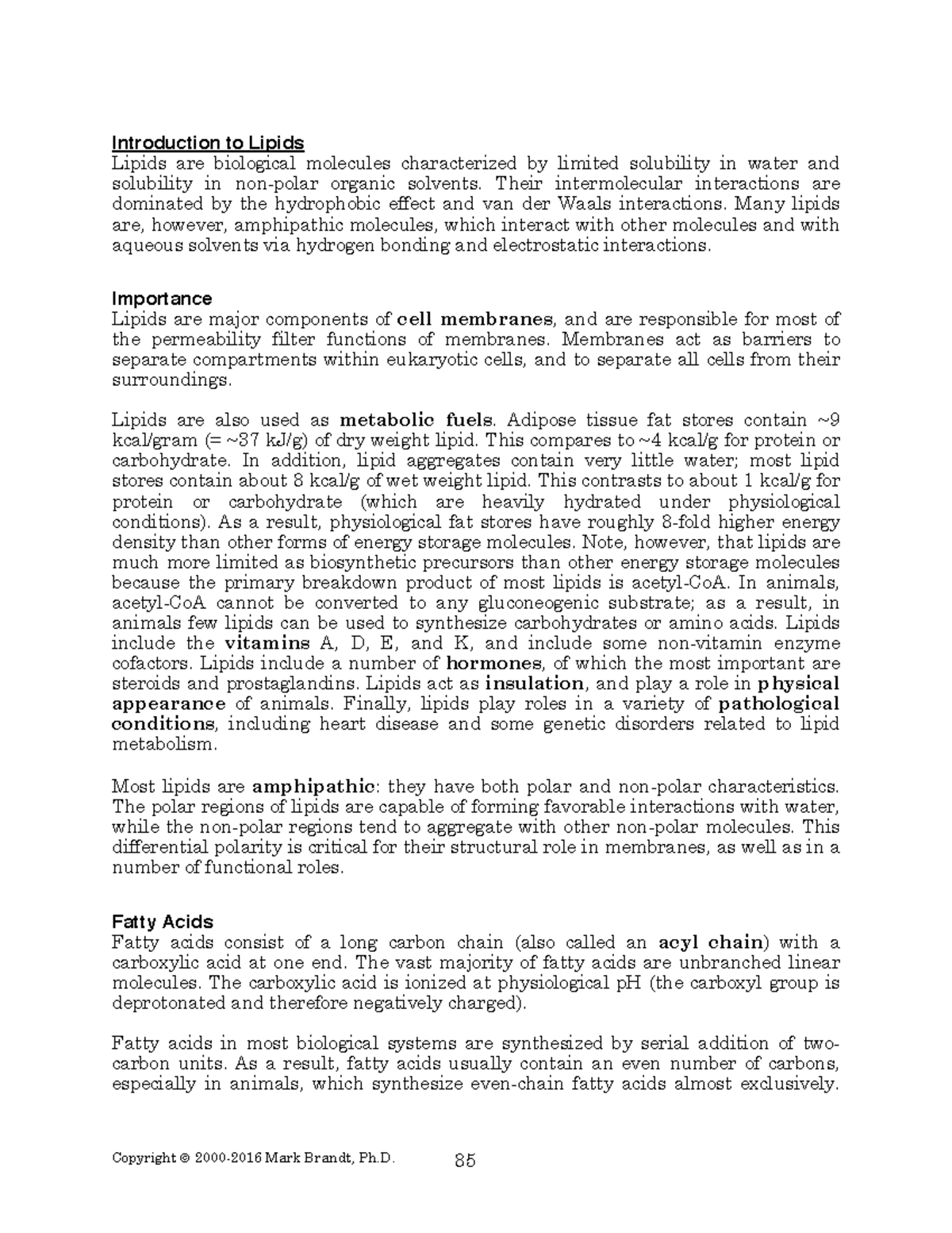 Introduction to Lipids: Key Concepts and Functions (BIO 101 Notes ...