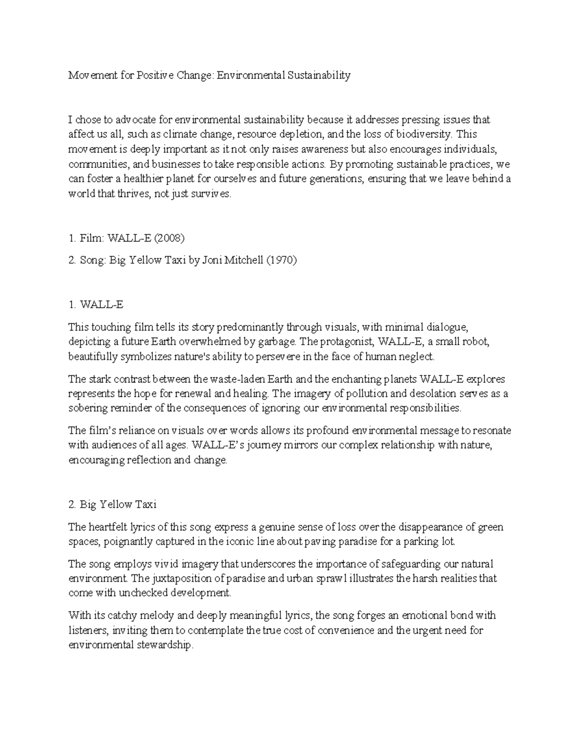 4-2 project draft - Movement for Positive Change: Environmental ...