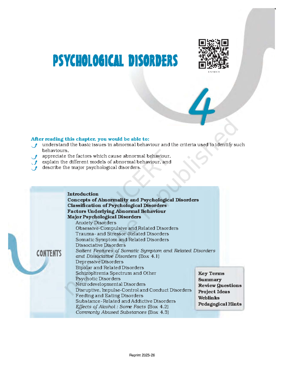 PSY 101: Chapter 4 - Understanding Psychological Disorders - Studocu