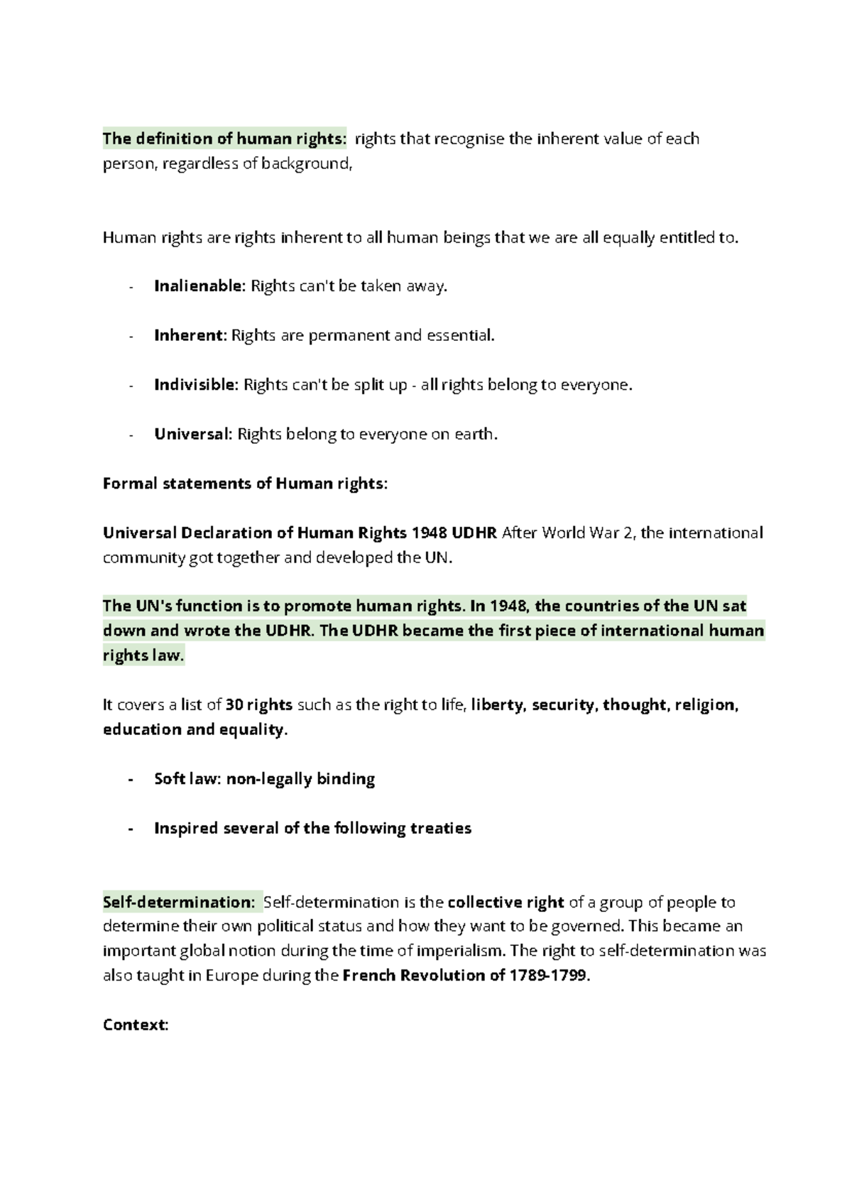 Legal Studies: Human Rights Overview and Australian Responses - Studocu