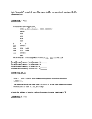 [Solved] what type of question is 1 - Computer science (CS 2208 A ...