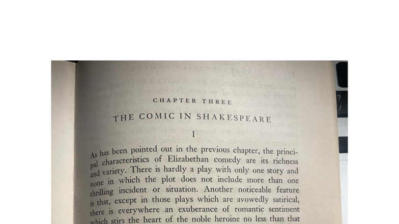 SHAKESPEAREAN COMEDY: EXPLORING THE COMIC ELEMENTS IN HIS WORKS - Studocu