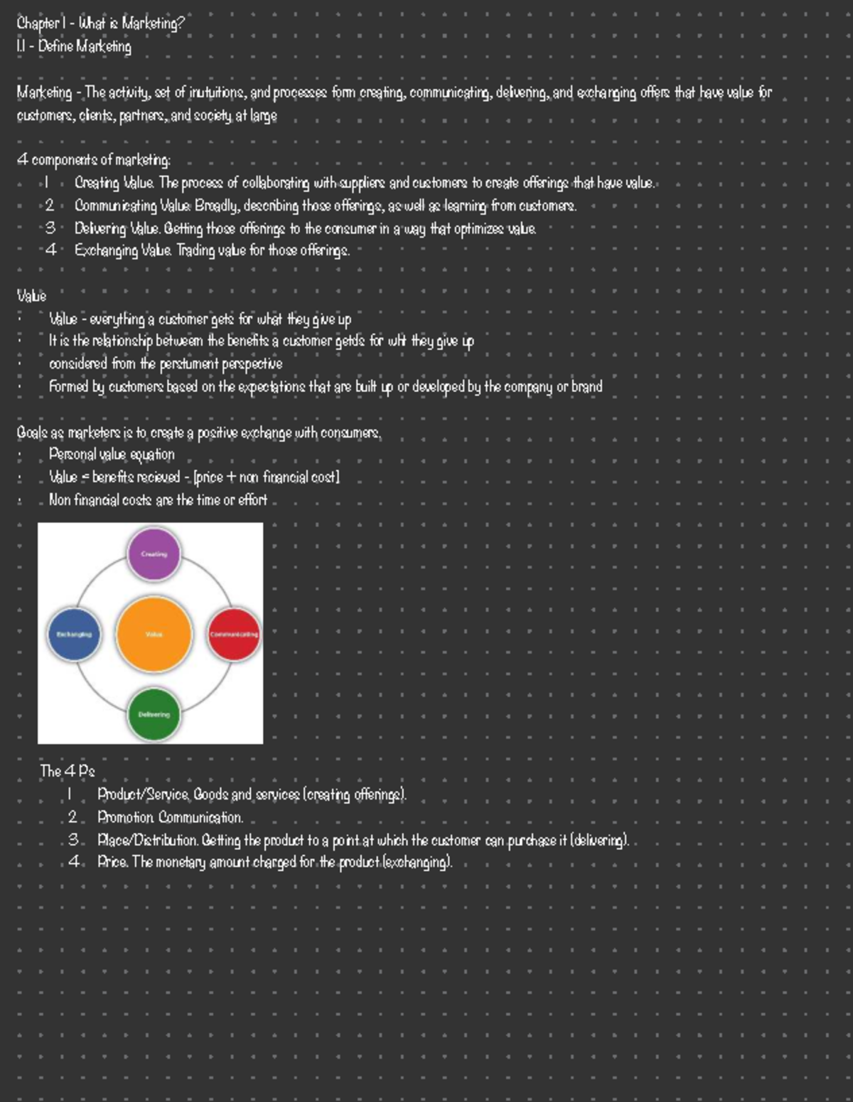 MKT 100 Chapter 1: Understanding Marketing Fundamentals - Studocu