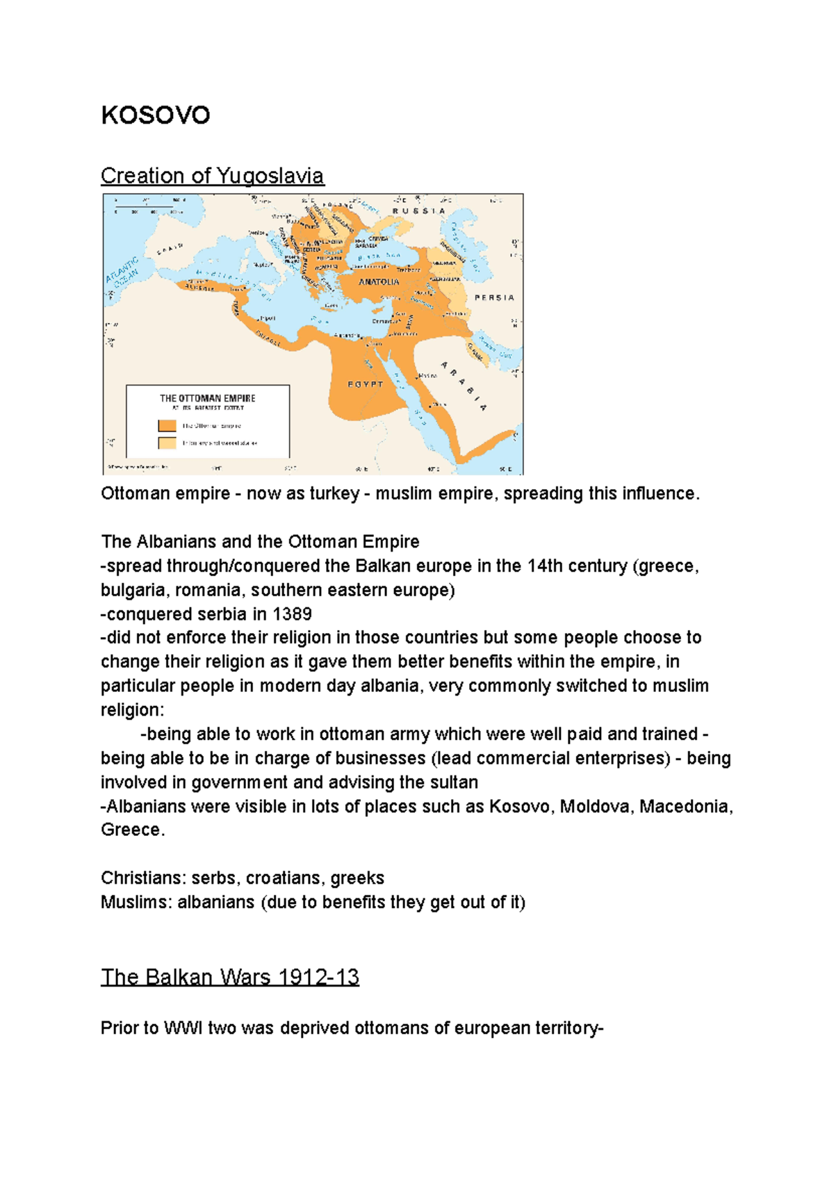Genocide in Kosovo - KOSOVO Creation of Yugoslavia Ottoman empire - now ...
