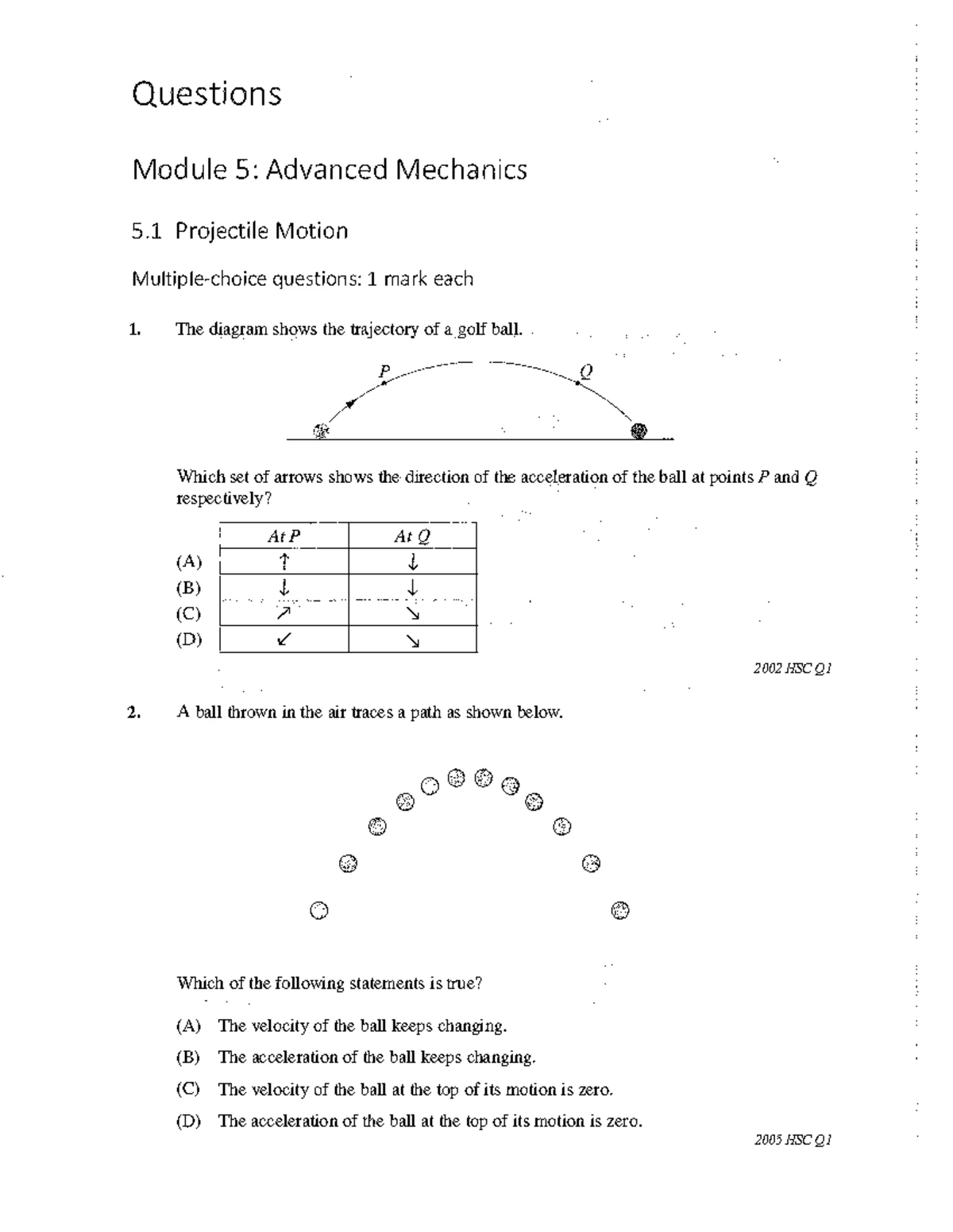 Module 5 Past HSC Q's Answers - ####### Answers Module 5: Advanced ...