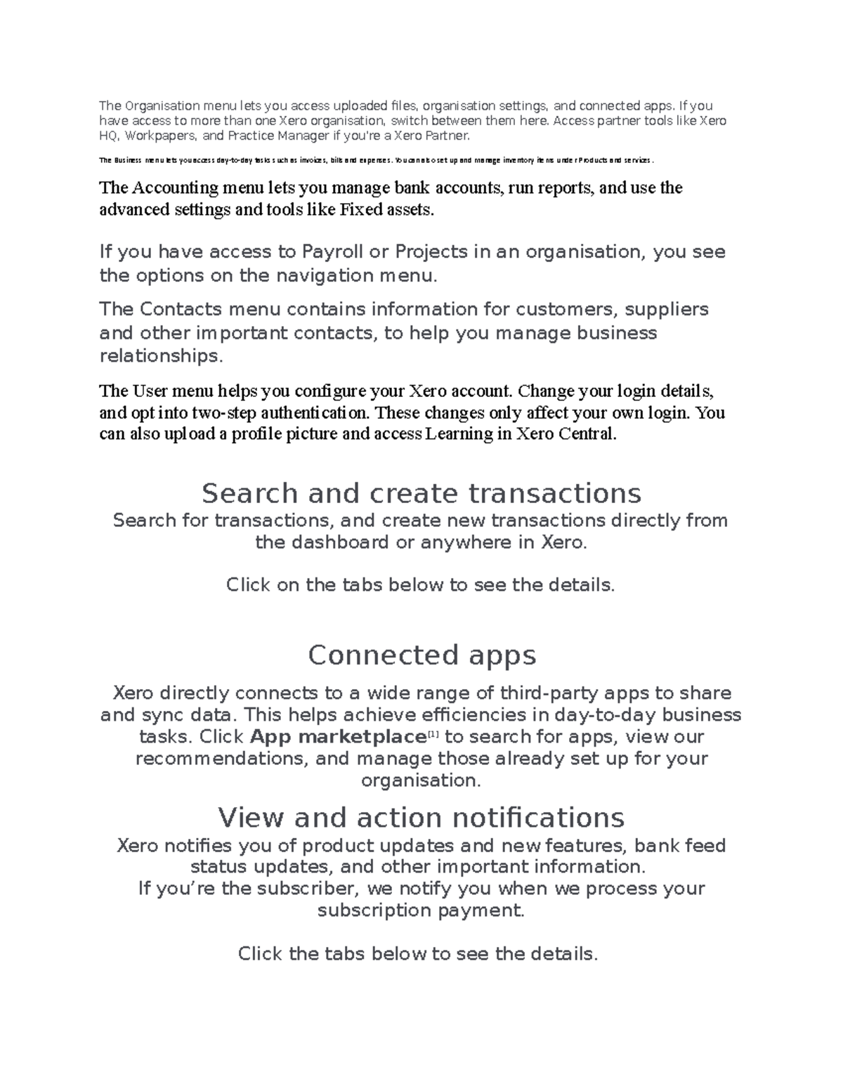 XERO - Xero Certification Guide: Navigating Key Features and Tools ...