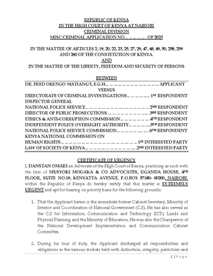 Framing A Charge - Lecture Notes - CRIMINAL PROCEDURE Lecture 4 26 ...