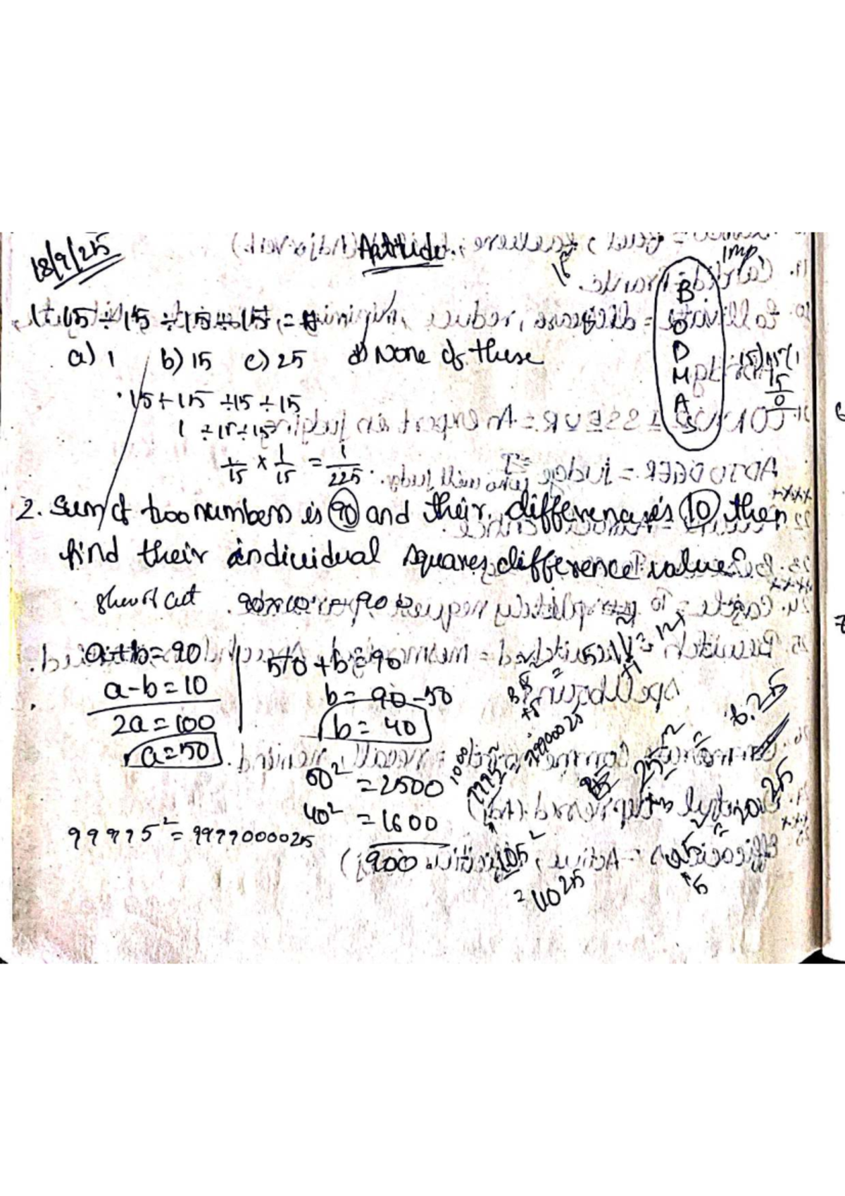 Aptitude Notes for Interviews - Course Code: 1MP STRIPT.F - Studocu